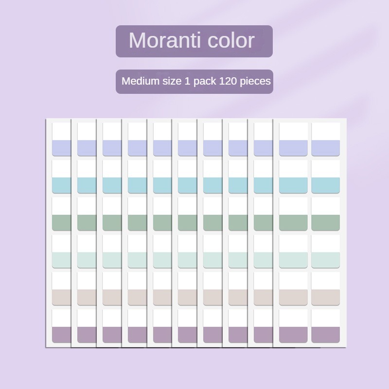 Morandi Color Index Tabs – Student Writable Sticky Notes, Bookmark ...