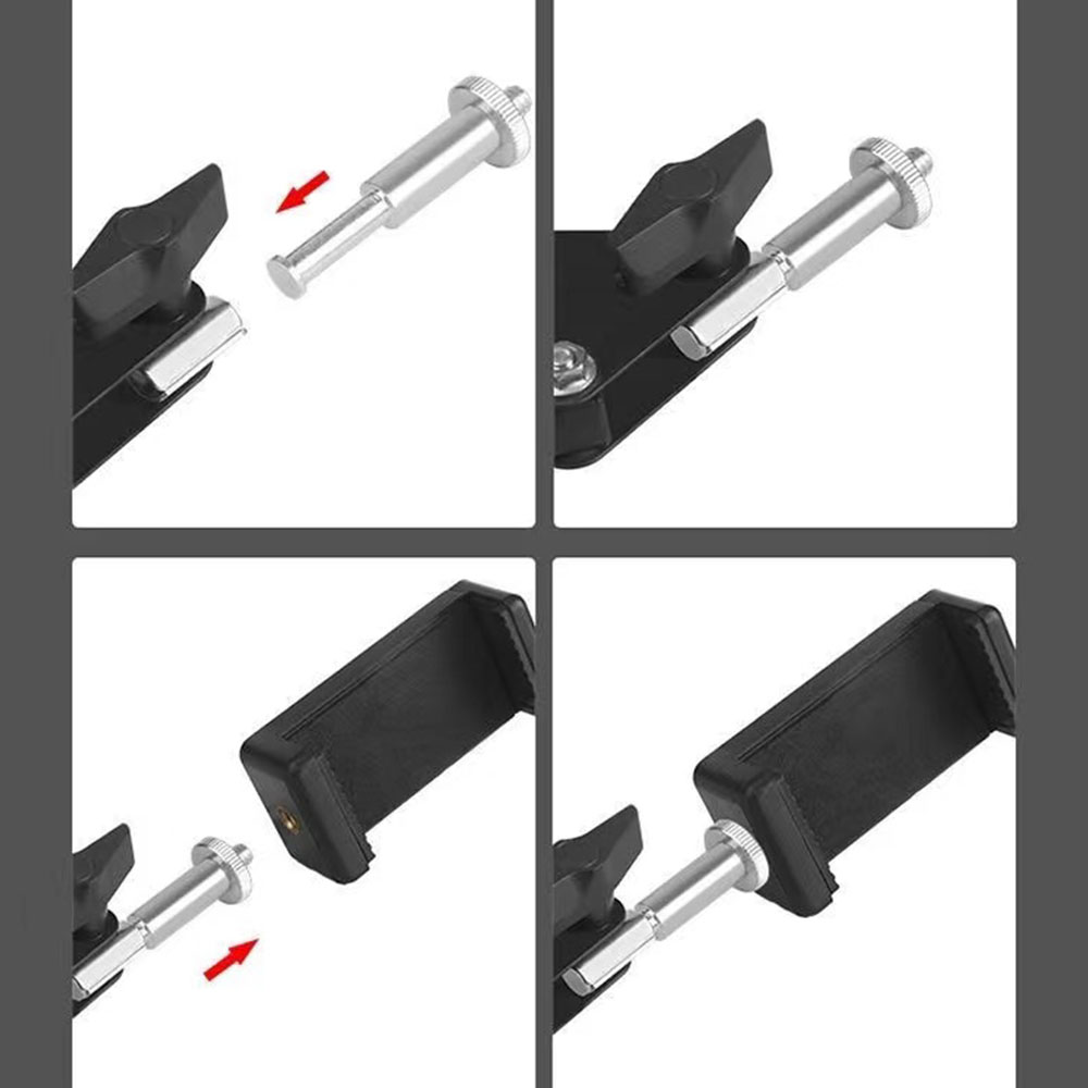 Microphone Cantilever Stands Accessories Adapter Head 3/8 Screw Knob ...