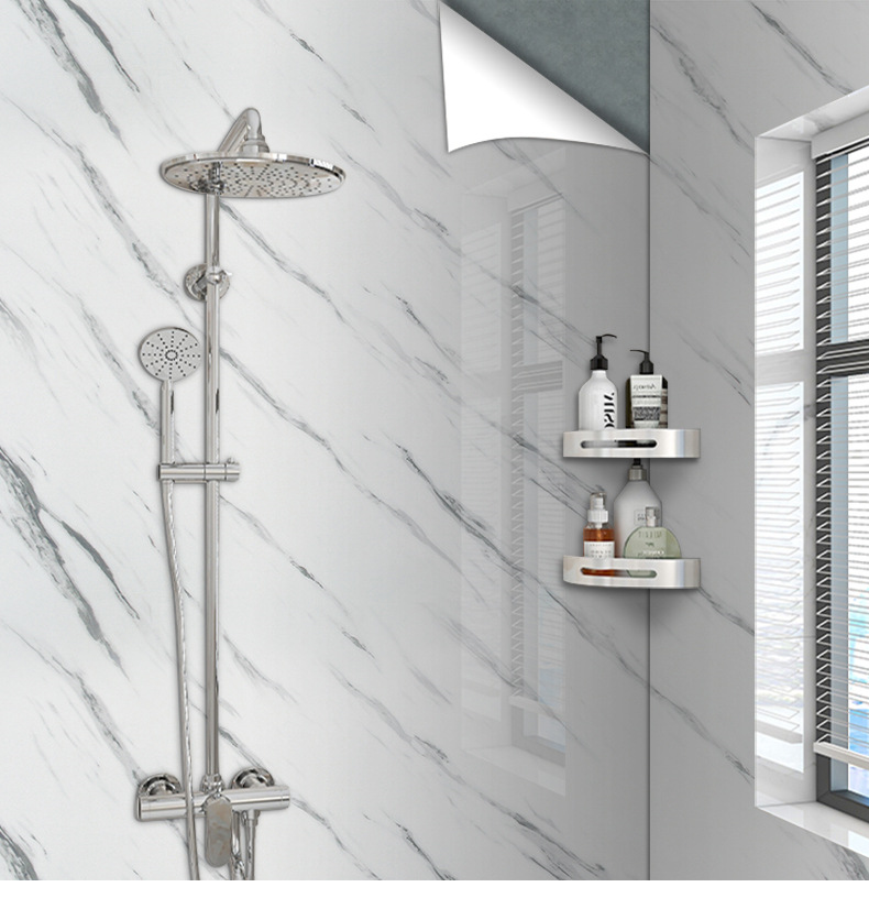 Waterproof wallpaper for toilet/thickened self adhesive bathroom wall ...