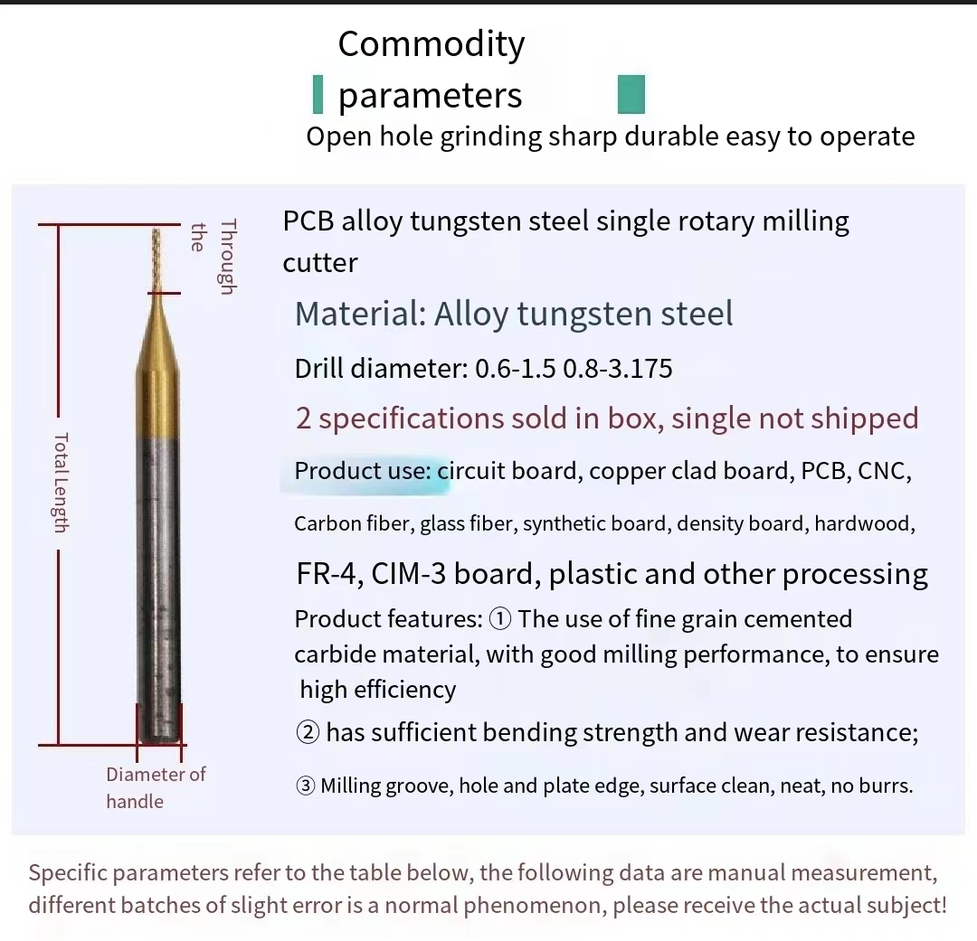 Tungsten steel coated PCB milling circuit board circuit board engraver ...