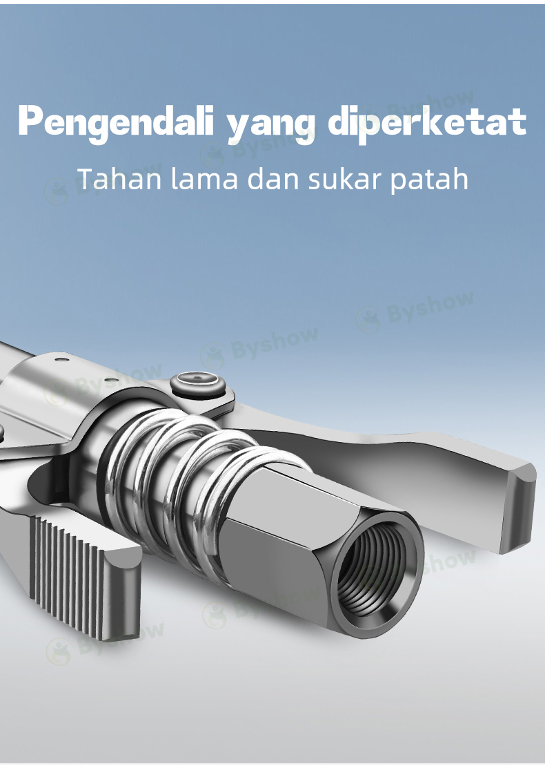 【Byshow】🔥Malaysia In Stock🔥 Stainless Steel High Pressure Grease Gun ...