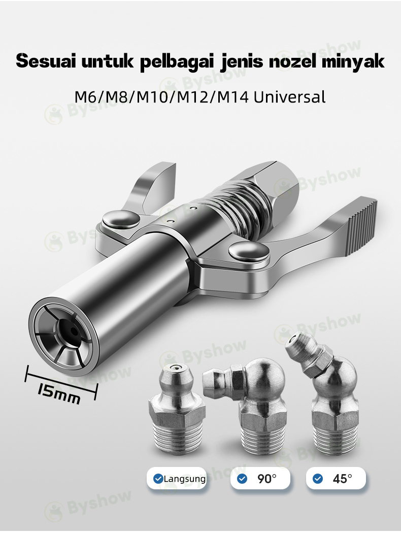 【Byshow】🔥Malaysia In Stock🔥 Stainless Steel High Pressure Grease Gun ...