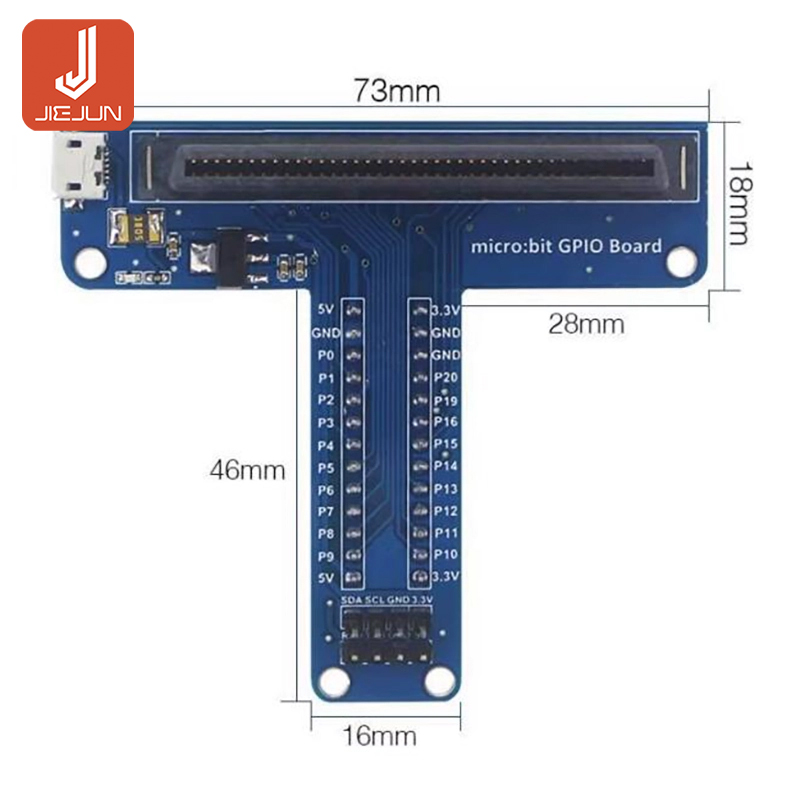 microbit Development Board T-type GPIO Expansion board microbit ...