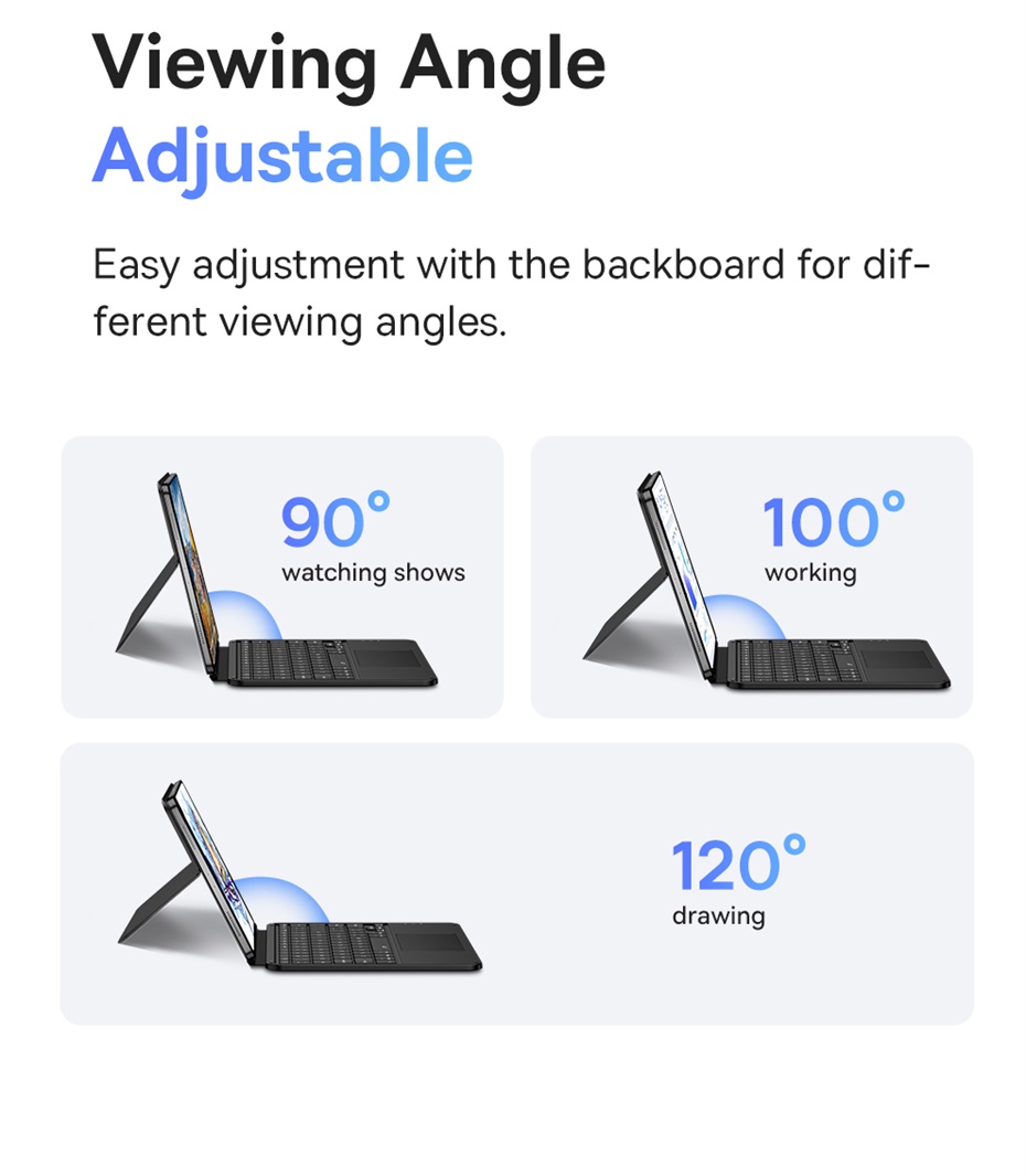 Baseus Brilliance Series Detachable Magnetic Keyboard Case for Pad Air4 ...