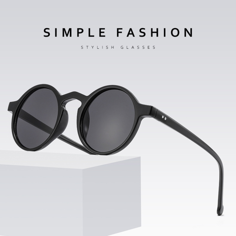 New Style Unique Retro Round Frame Sunglasses | Shopee Malaysia