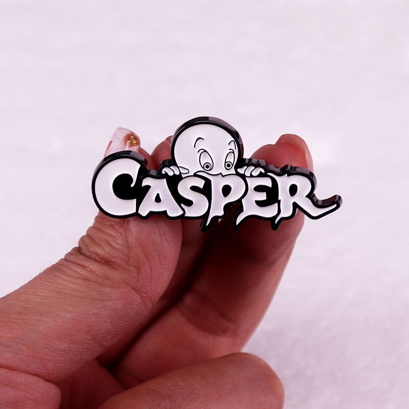 Cute the Friendly Ghost Casper Enamel Pins cartoon Sci-fi movie badges ...