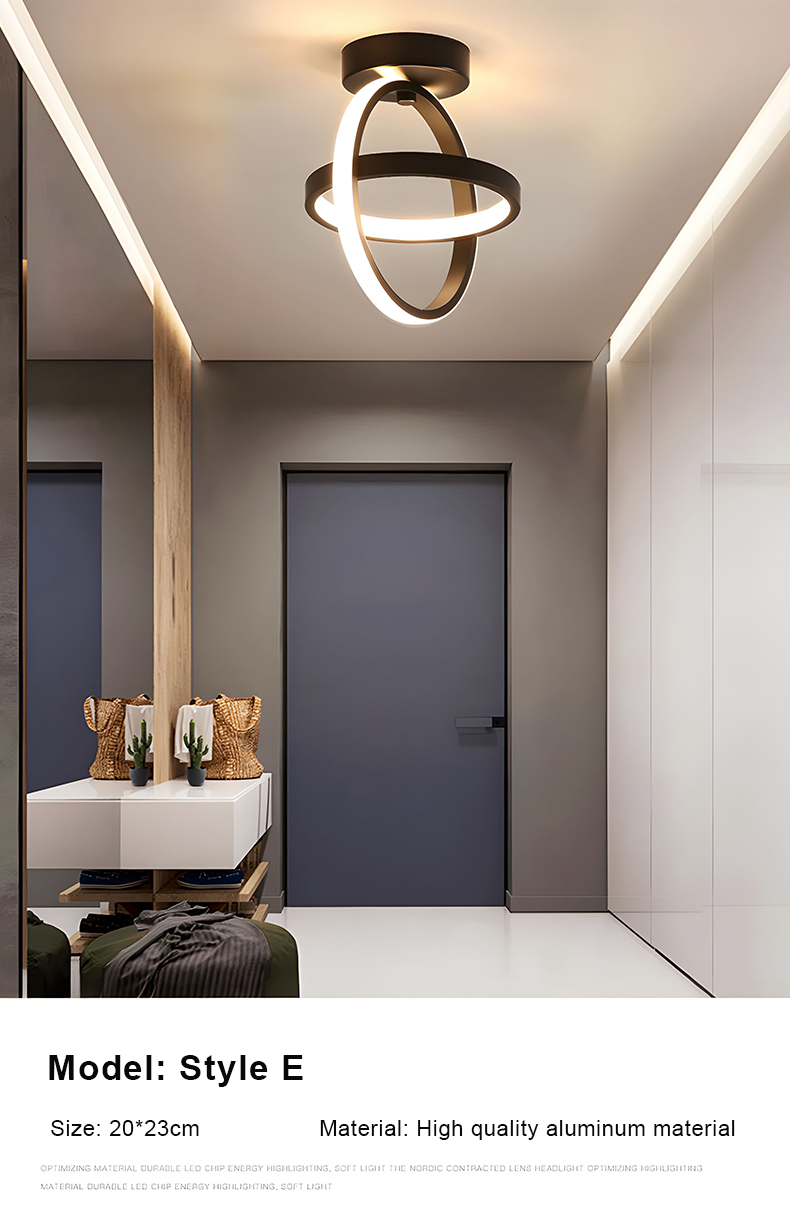 GOGEOUS Lampu Siling Modern LED 3 Color Lampu Syiling Ruang Tamu Lampu ...