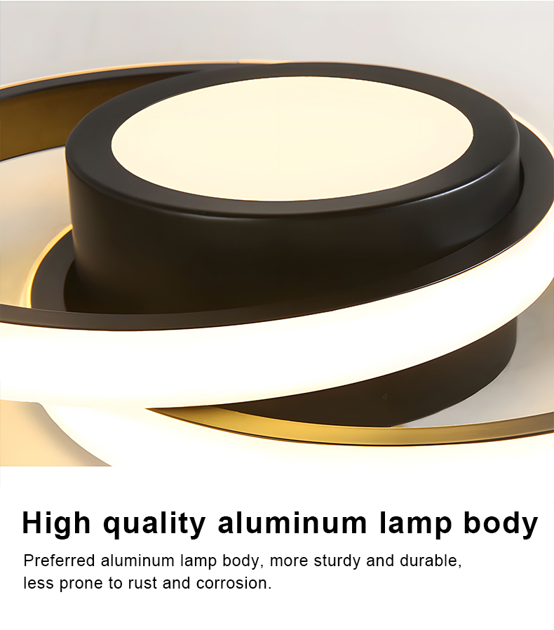GOGEOUS Lampu Siling Modern LED 3 Color Lampu Syiling Ruang Tamu Lampu ...