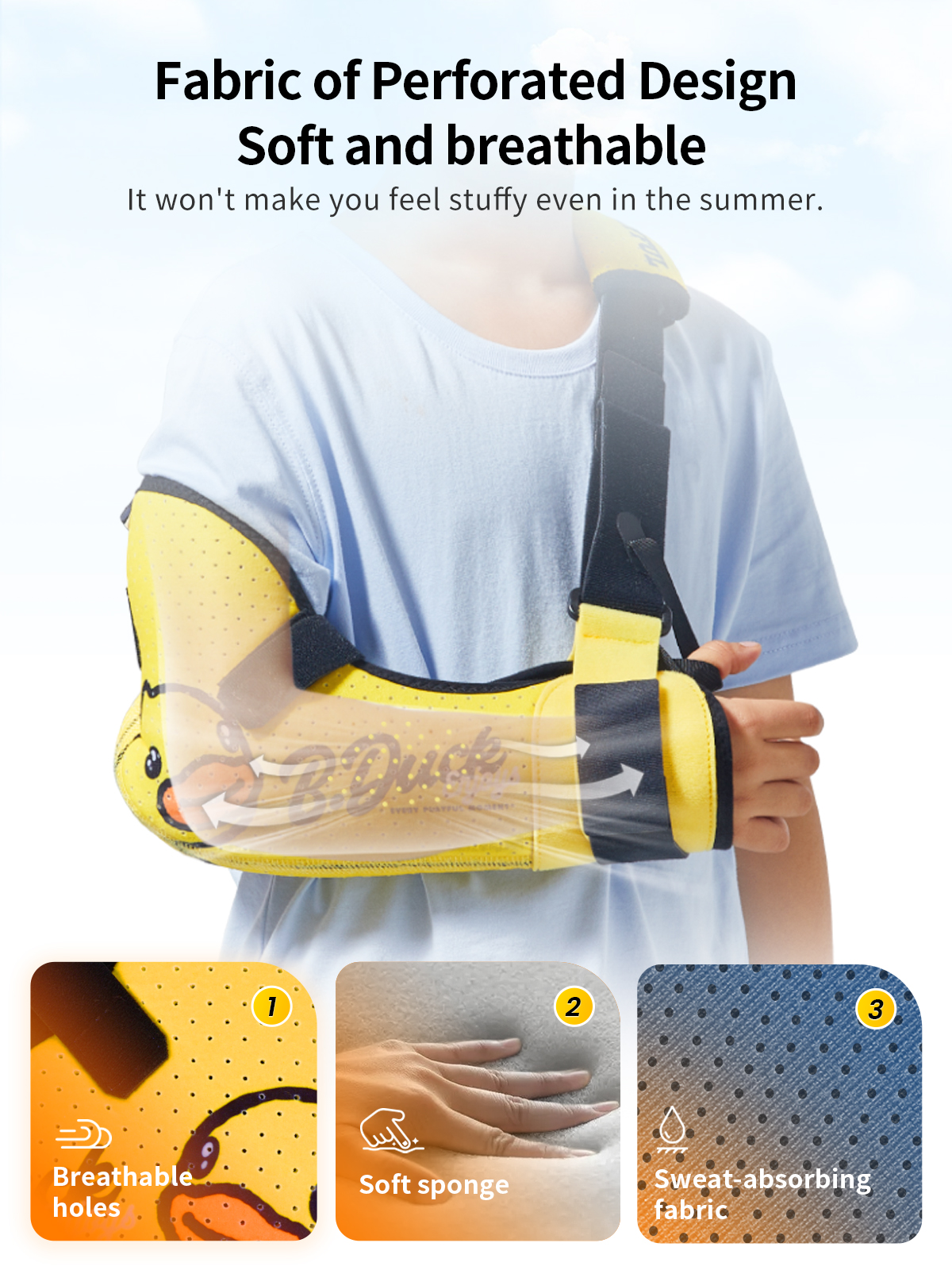 VELPEAU Arm Sling for Arm Sprain and Fracture Medical Forearm ...