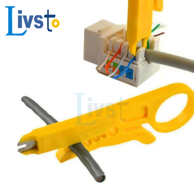 1 Pcs YPD1 RJ45 CAT5e CAT6 Punch Down Tool Network UTP LAN Cable Wire ...