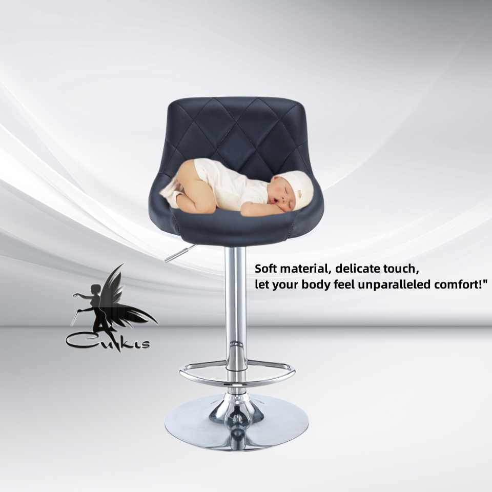 Bar stool Bar Chair 360 degrees free rotation adjustable stainless ...