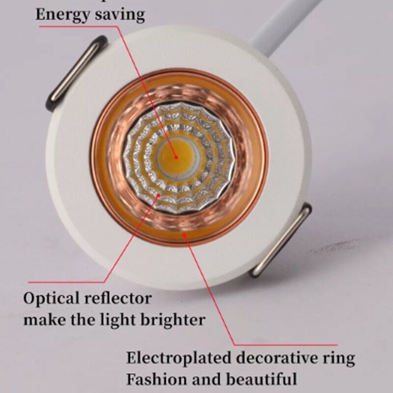 Mini LED Spot Light Downlight COB 3W 5w Led Spot 220V Indoor Spotlight ...