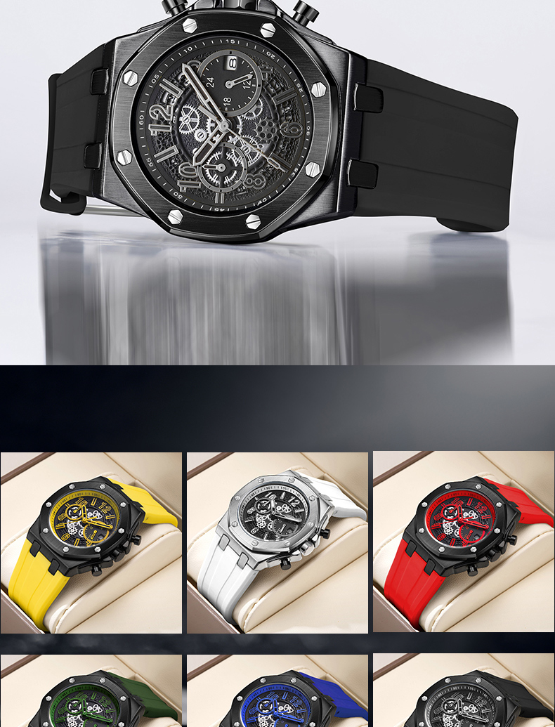 Jam Tangan Lelaki ZUNPAI Original Watch for Men Waterproof Stainless ...