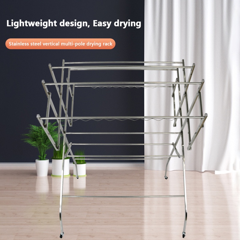 Foldable Clothes Hanger Clothes Drying Rack Clothes Rack Ampaian Baju ...