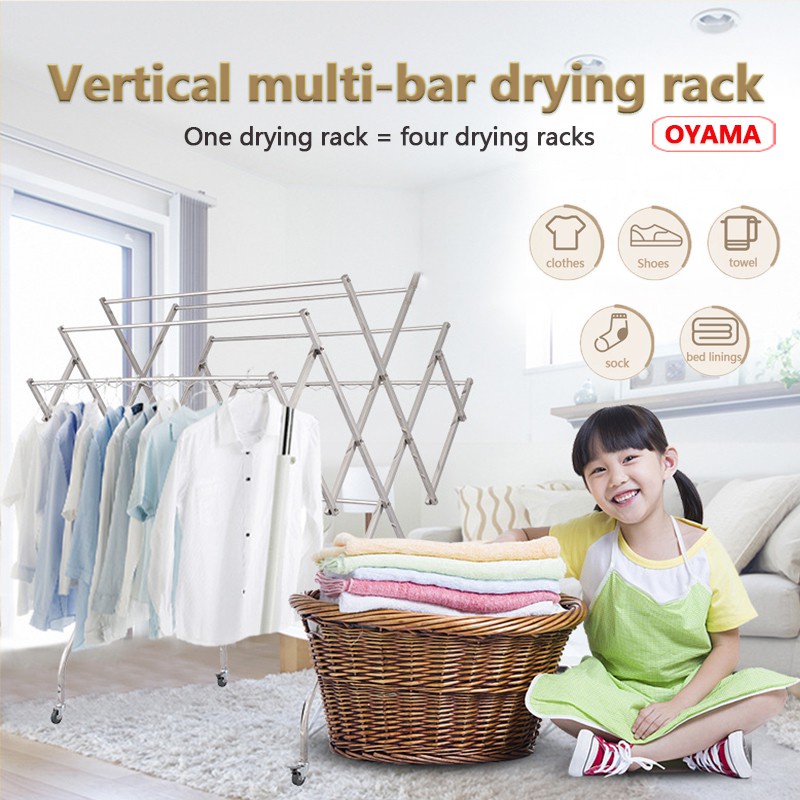 Foldable Clothes Hanger Clothes Drying Rack Clothes Rack Ampaian Baju ...
