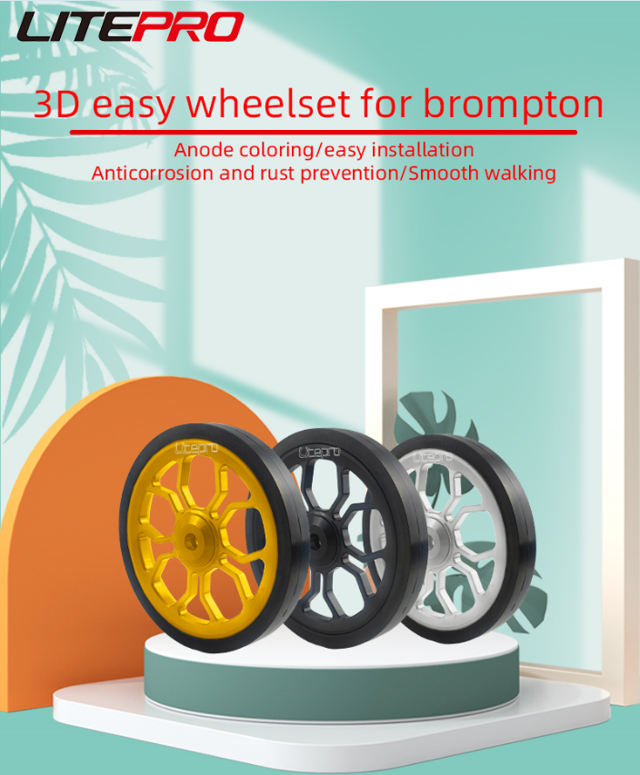 Litepro Bike Large Spider Shape Easy Wheels Enlarged Modified Bearing ...
