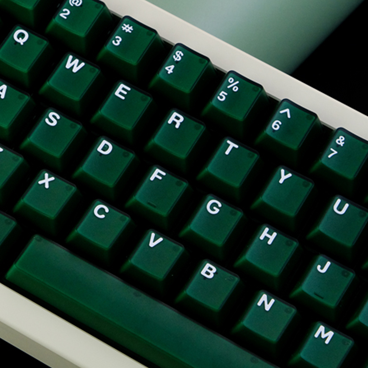 PYGA emerald Translucence 114 Keys Keycaps Cherry Profile DOUBLE SHOT ...