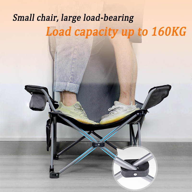 Outdoor Folding Chair Camping Holder Superhard High Load Chair Portable ...