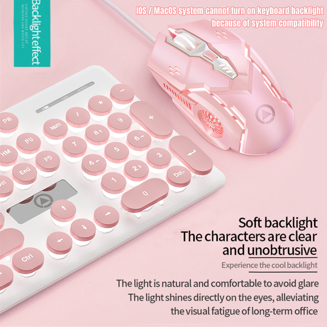 NIXXOS Backlit Gaming Keyboard punk manipulator feel Wired Keyboard ...