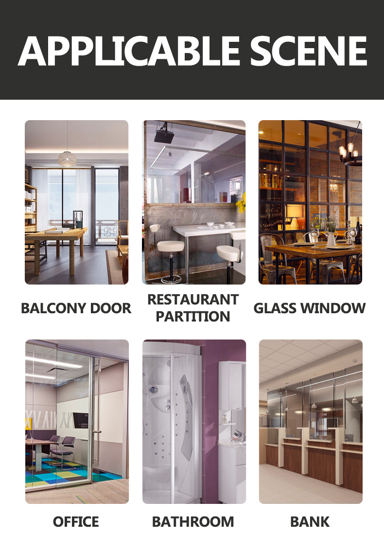 4mil Clear Security And Safety Window Film Shatterproof Film For Glass ...