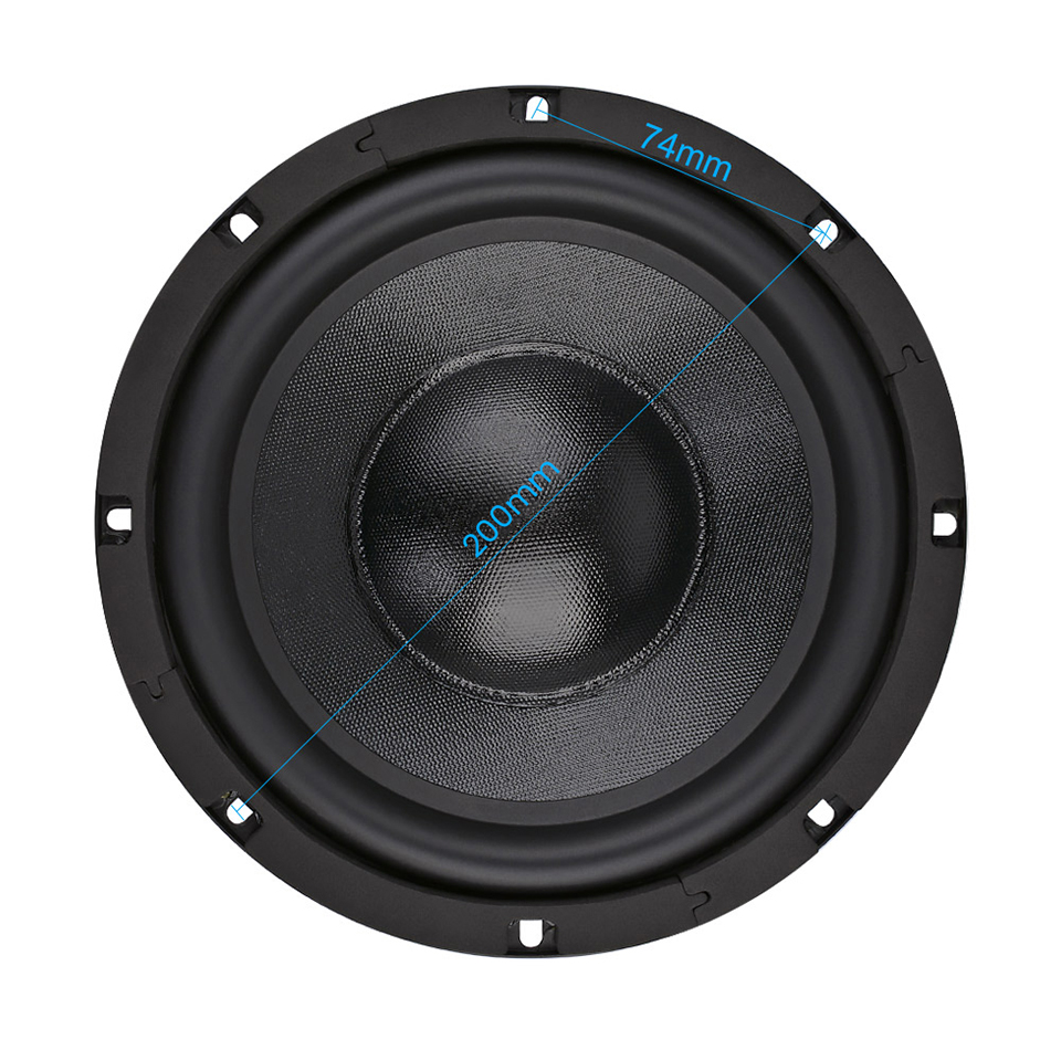 AIYIMA 1Pcs 8 Inch 150W Subwoofer Speaker 4/8 Ohm Hifi Speaker Audio ...
