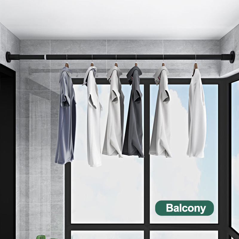 468cm Stainless steel Punch-Free Curtain/Telescopic tension Rod ...