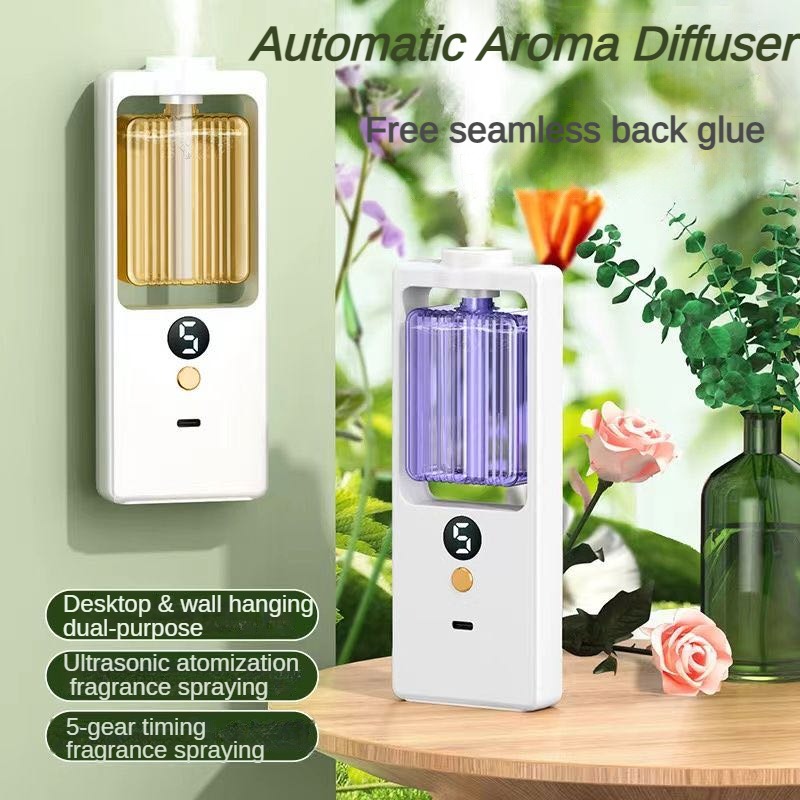 Automatic Aroma Diffuser Rechargeable Humidifiers Digital Display Air ...