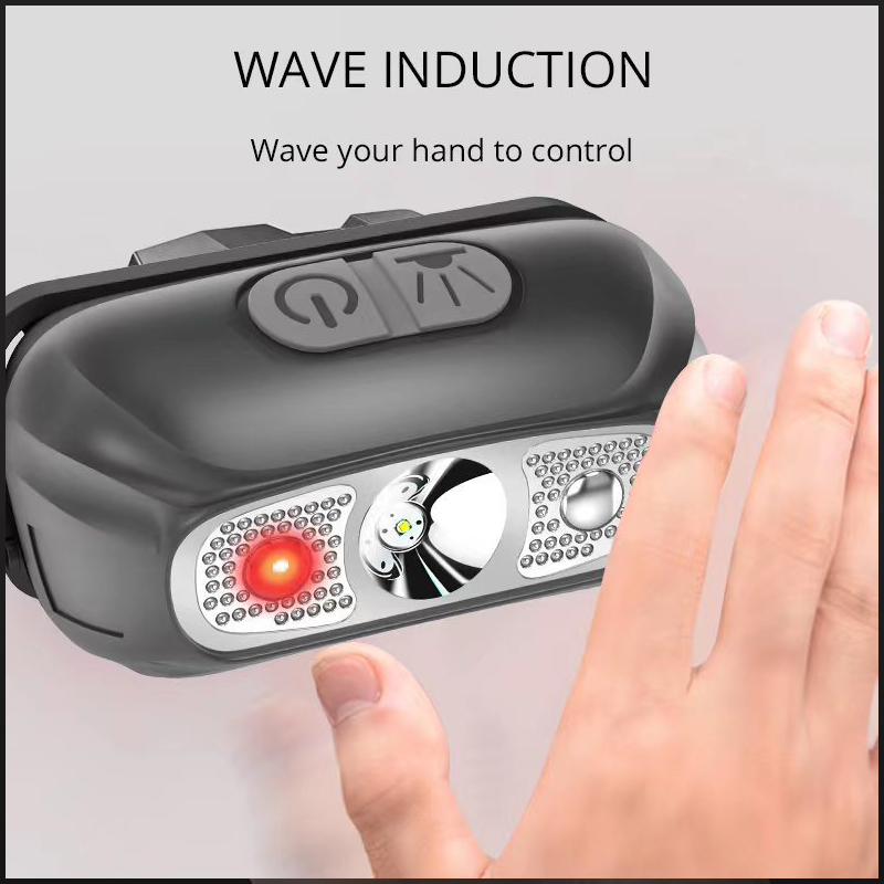 LED Headlamp USB Charging Waterproof Running Head-Mounted Light Outdoor ...
