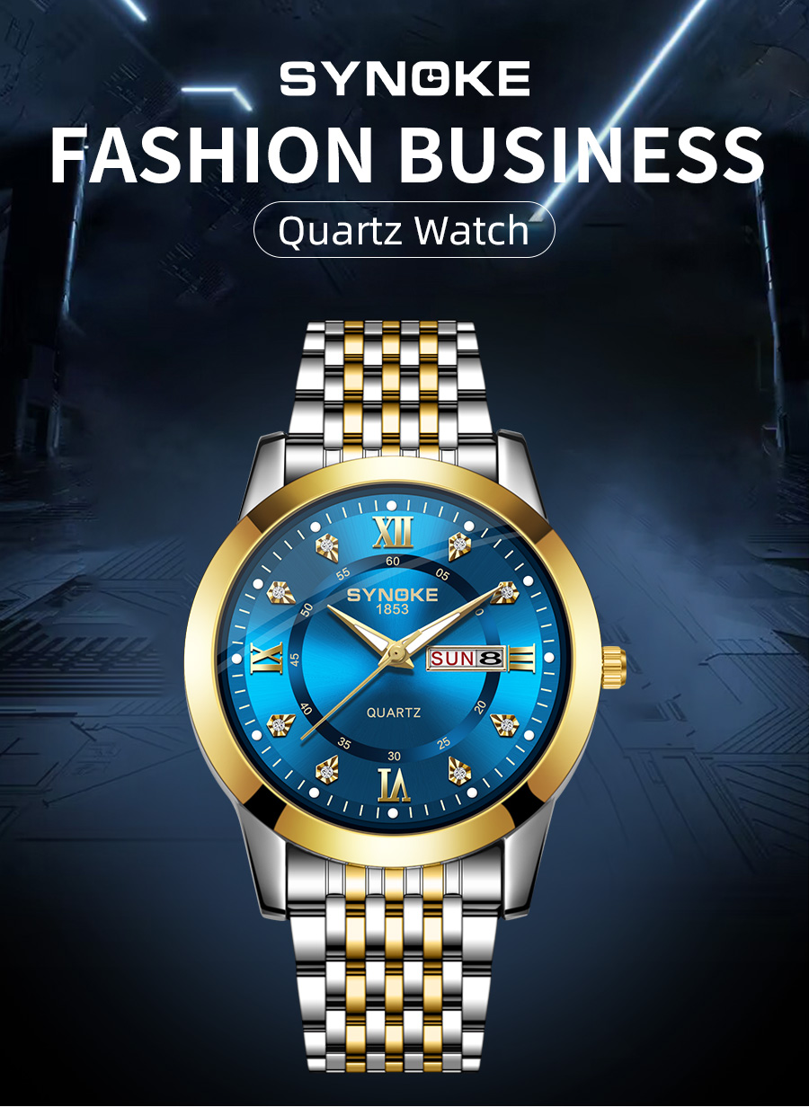 Watch for Men Original Waterproof Stainless Steel Multifunction ...