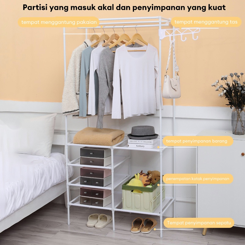 Clothes Hanging Rack / Rak Baju Murah / Rak Pengering Pakaian Large ...