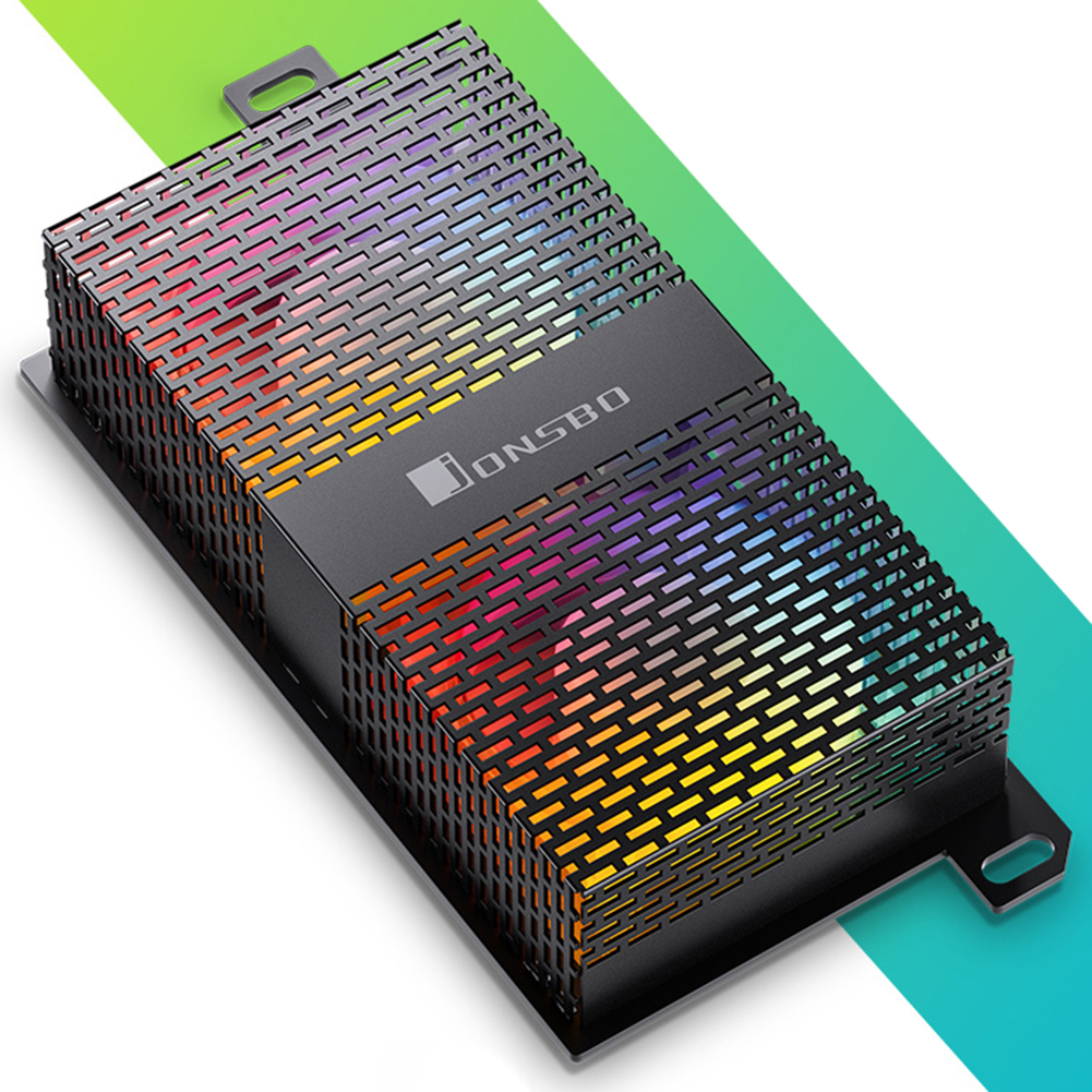 JONSBO NF-1 Memory Cooler 5V/3PIN ARGB Dual 5020 Fans DDR4 Cooling Vest ...