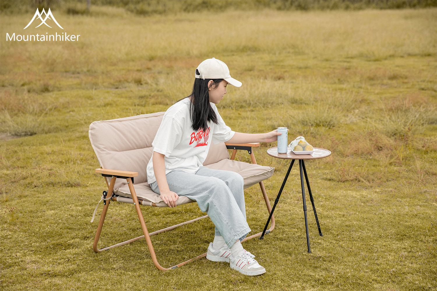 MOUNTAINHIKER / SHINETRIP Double Seats Kermit Wood Grain Aluminium ...