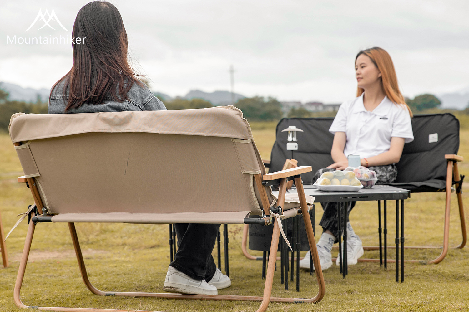 MOUNTAINHIKER / SHINETRIP Double Seats Kermit Wood Grain Aluminium ...