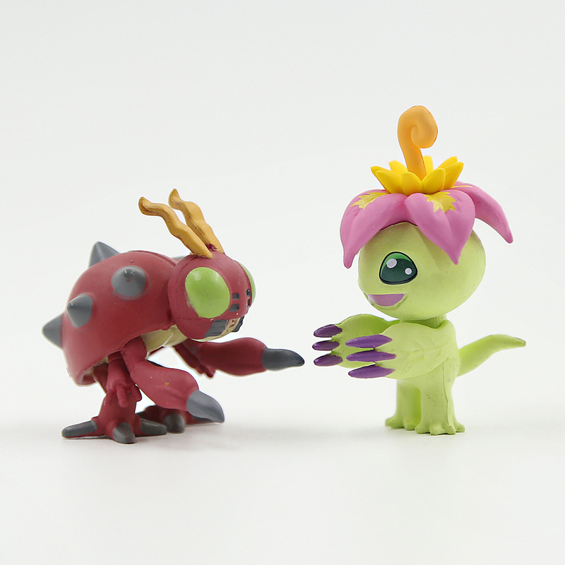 8Pcs/Set 5cm Anime Digimon Adventure Figure Agumon Gabumon Tailmon ...