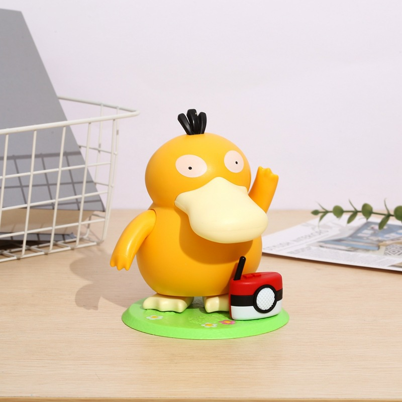 15cm Japan Pokemon Pikachu Duck Anime Character Dancing KFC Psyduck ...