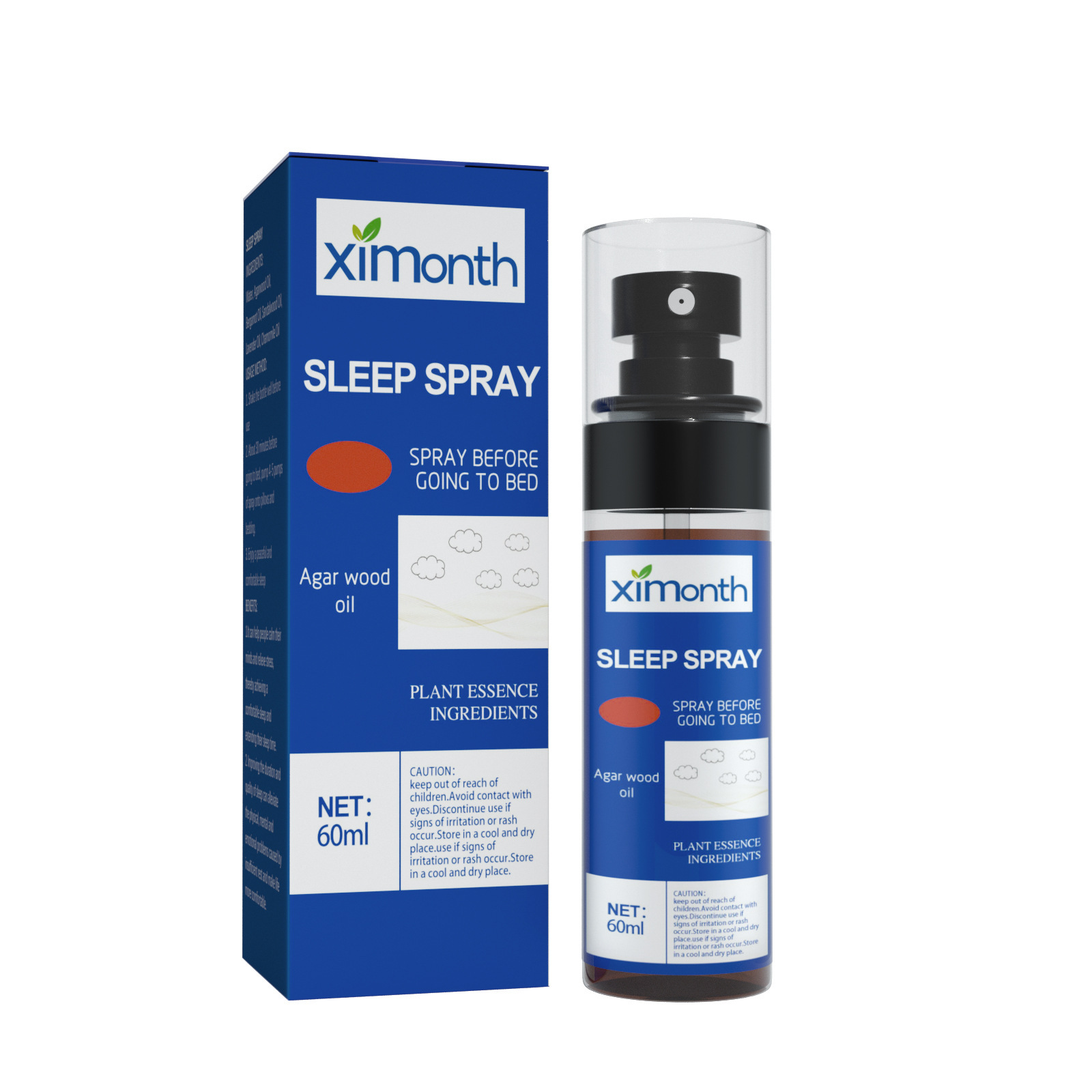 Ximonth Sleep Mist Oud Agarwood Sleep Spray Soothing Deep Sleep Spray ...