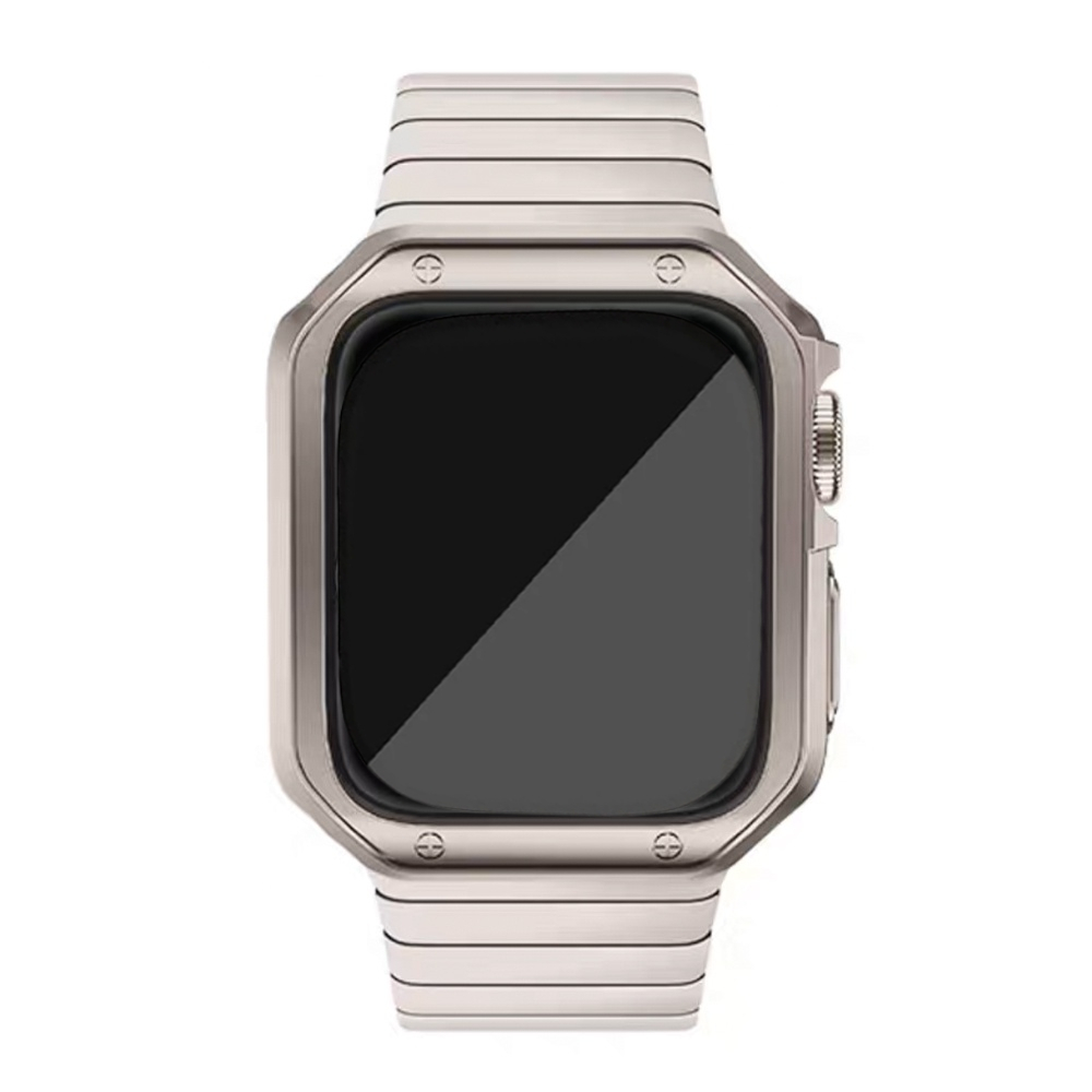 Titanium Color Metal Band For iWatch Ultra2 49mm 45mm 41mm 42 44mm 38 ...