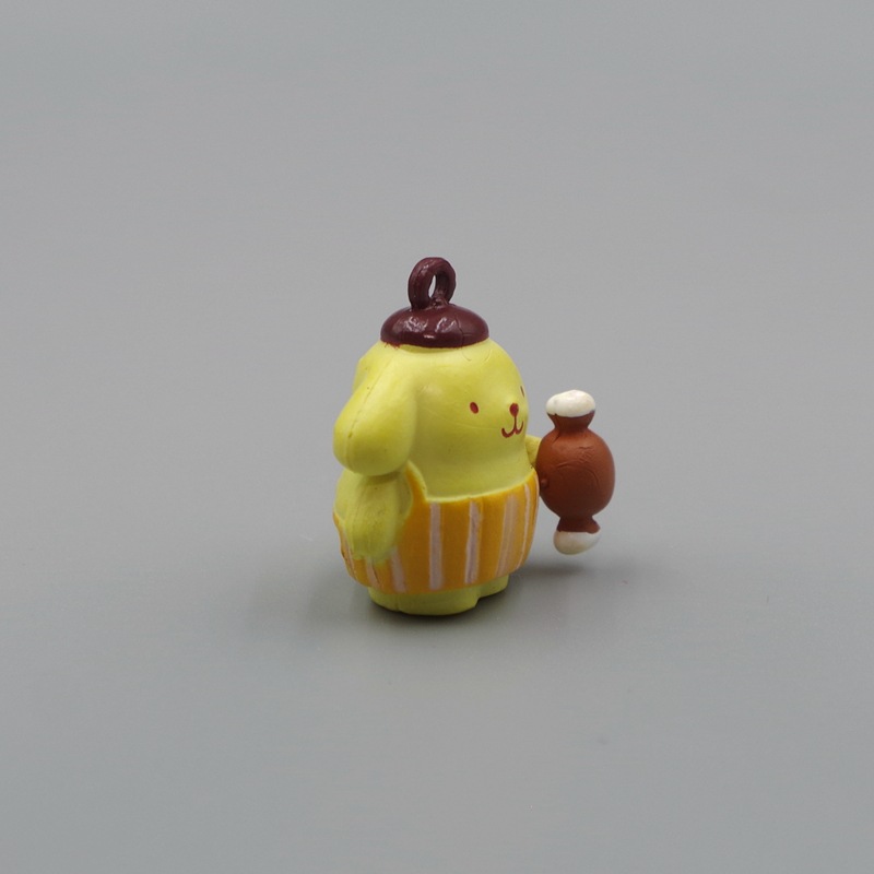 1Pcs 2.3cm Sanrio Cartoon Anime Pom Pom Purin Candy Mini Q Version ...