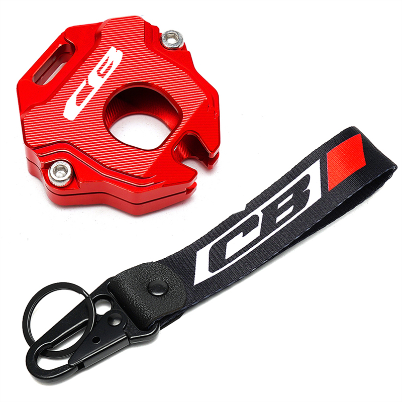 New Motorcycle Key Cover Case Shell Embroidery Badge Keyring For HONDA ...