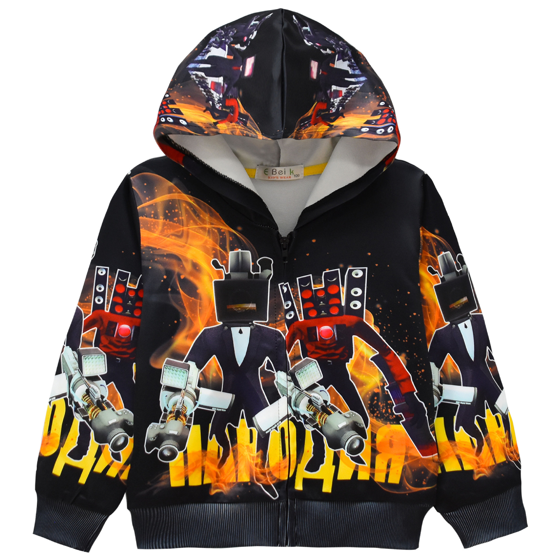 Hoodie Sweater Jacket Kids TV Man Speaker Man Camera Man Skibidi Toilet ...