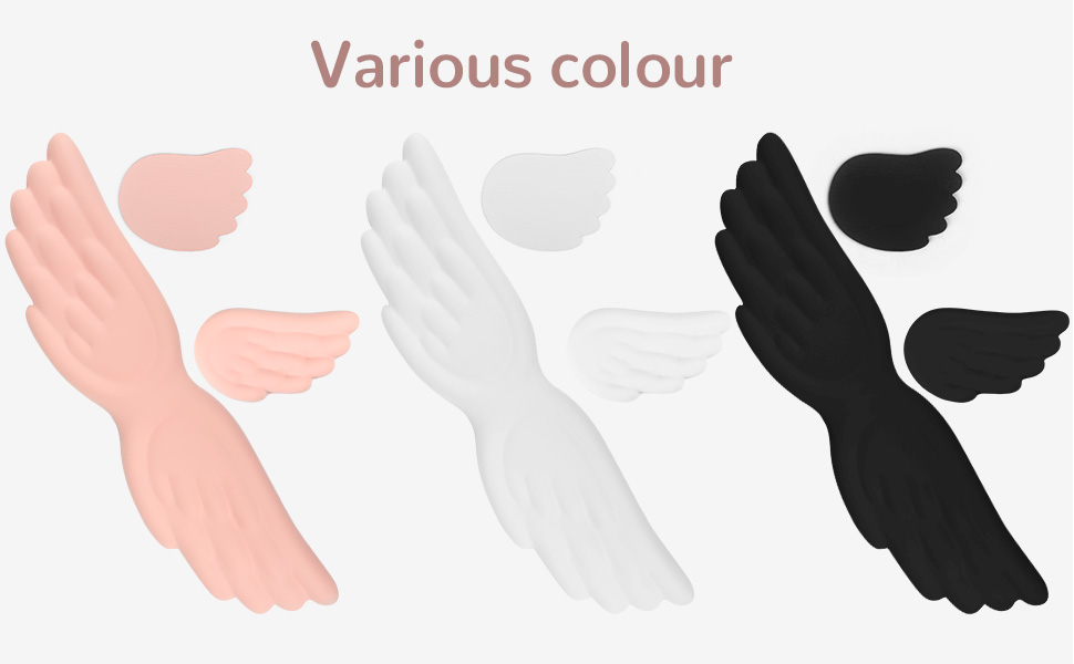 Angel Wing Cloud Keyboard Wrist Rest, Soft Leather Ergonomic Memory ...