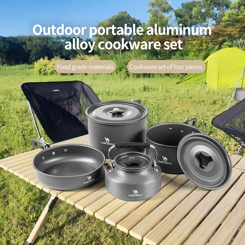 CAMEL CROWN Outdoor Portable Aluminum Alloy Kitchenware for Camping ...
