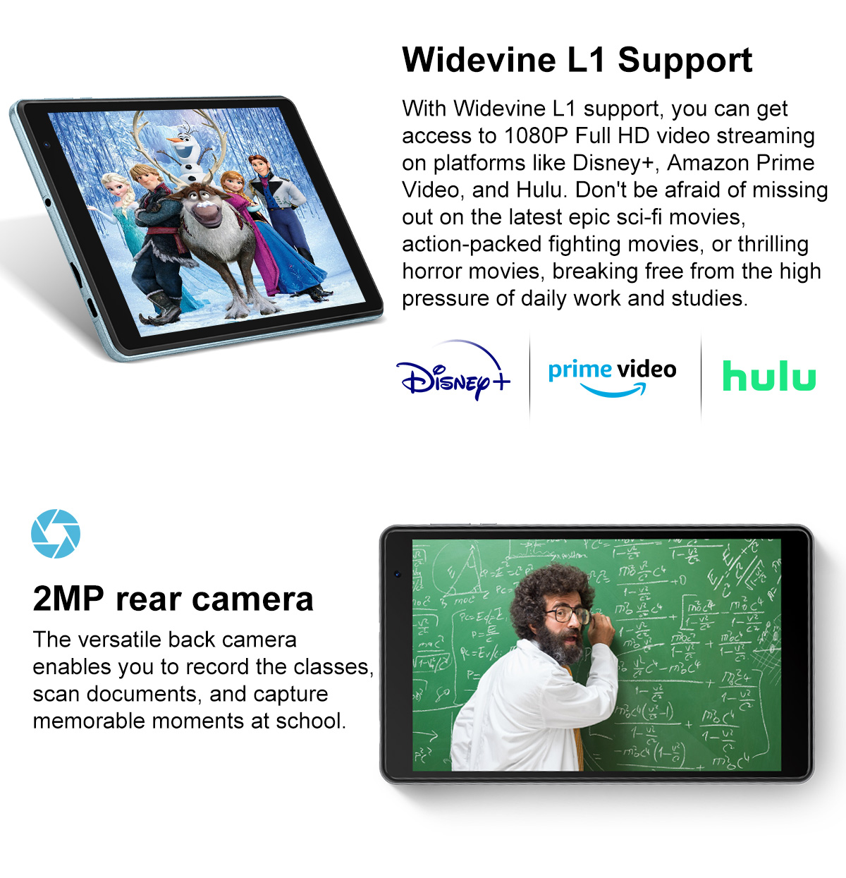 Blackview Tab 50 Wifi Android Tablet (8'' / 4GB RAM + 128GB ROM ...