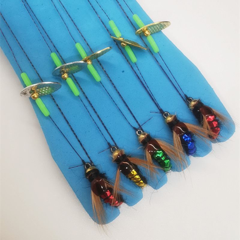 Fly Fishing Flies Kit Fast Sinking Artificial Bait Nymph Scud Fly Bug ...