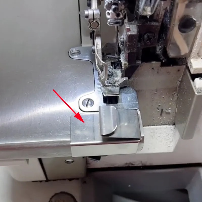 Lap Seam Folder For Industrial Overlock Sewing Machine Upper Sleeve ...