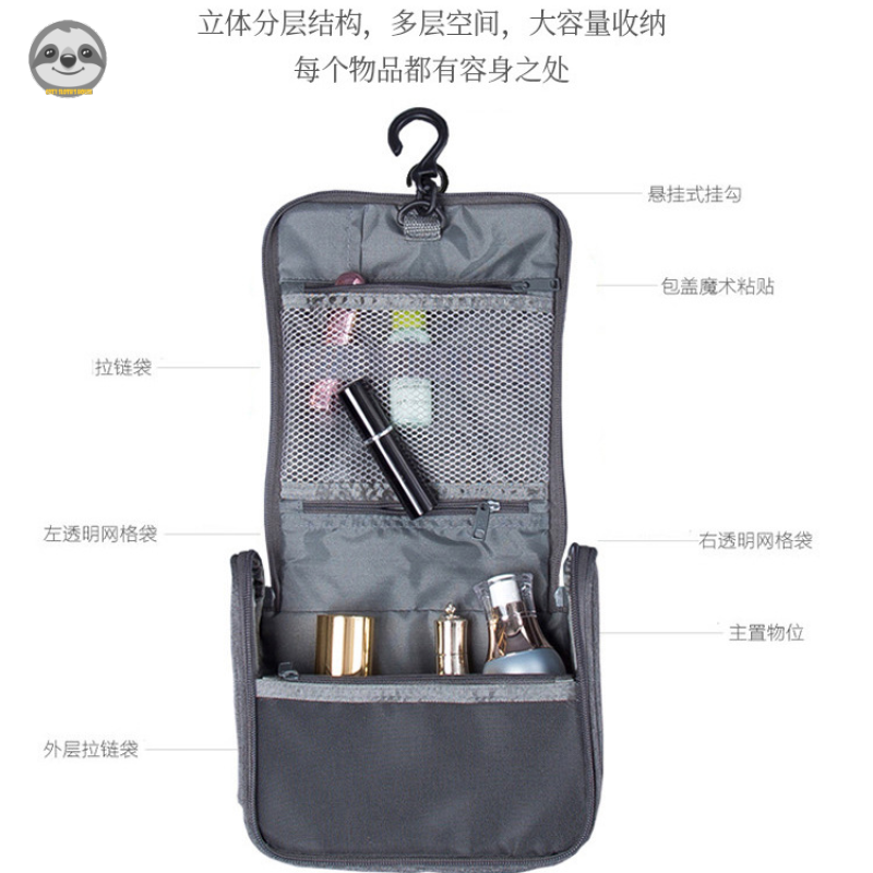 [Ready Stock] Japanese Muji Style/Simple Clamshell Toiletry Bag/24H ...