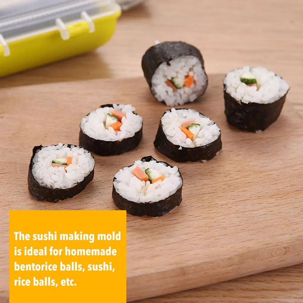 Hand-made sushi Rice Ball Maker Roll Shaker Lunch Mould Onigiri Mold ...