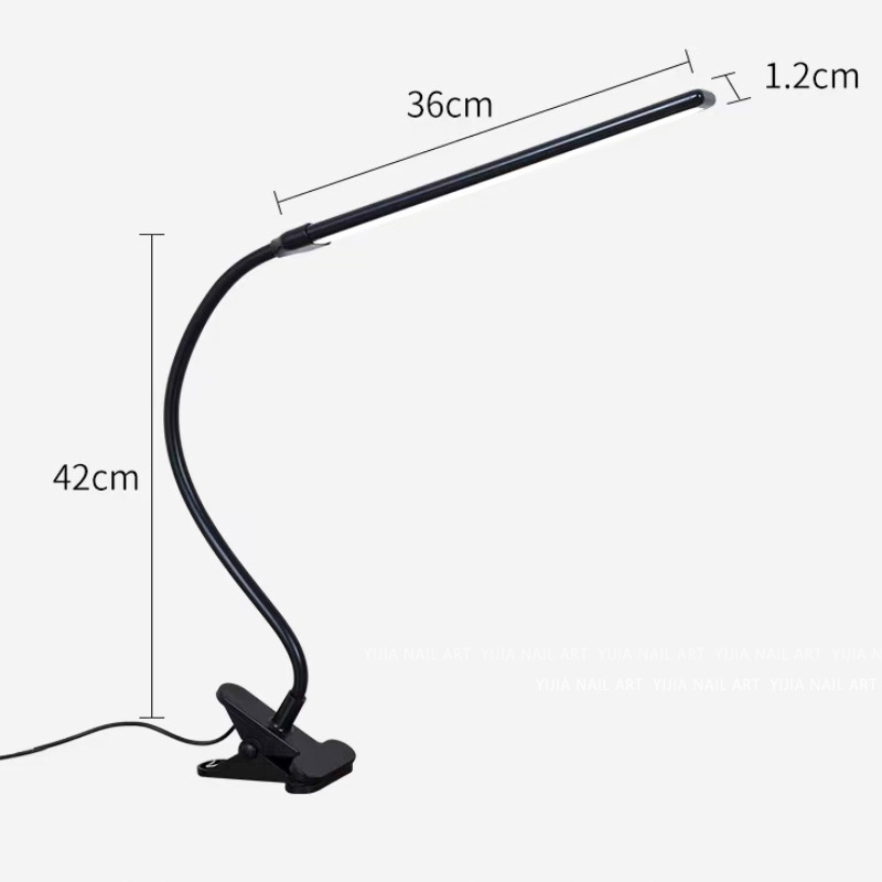 Nail Desk Lamp Led Clip-On Clamp Table Lamp Bendable Nail Fill Light ...