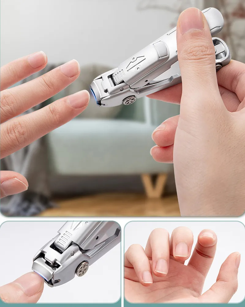 Car-shaped No Splash Nail Clippers Stainless Steel Fingernail Cutter ...