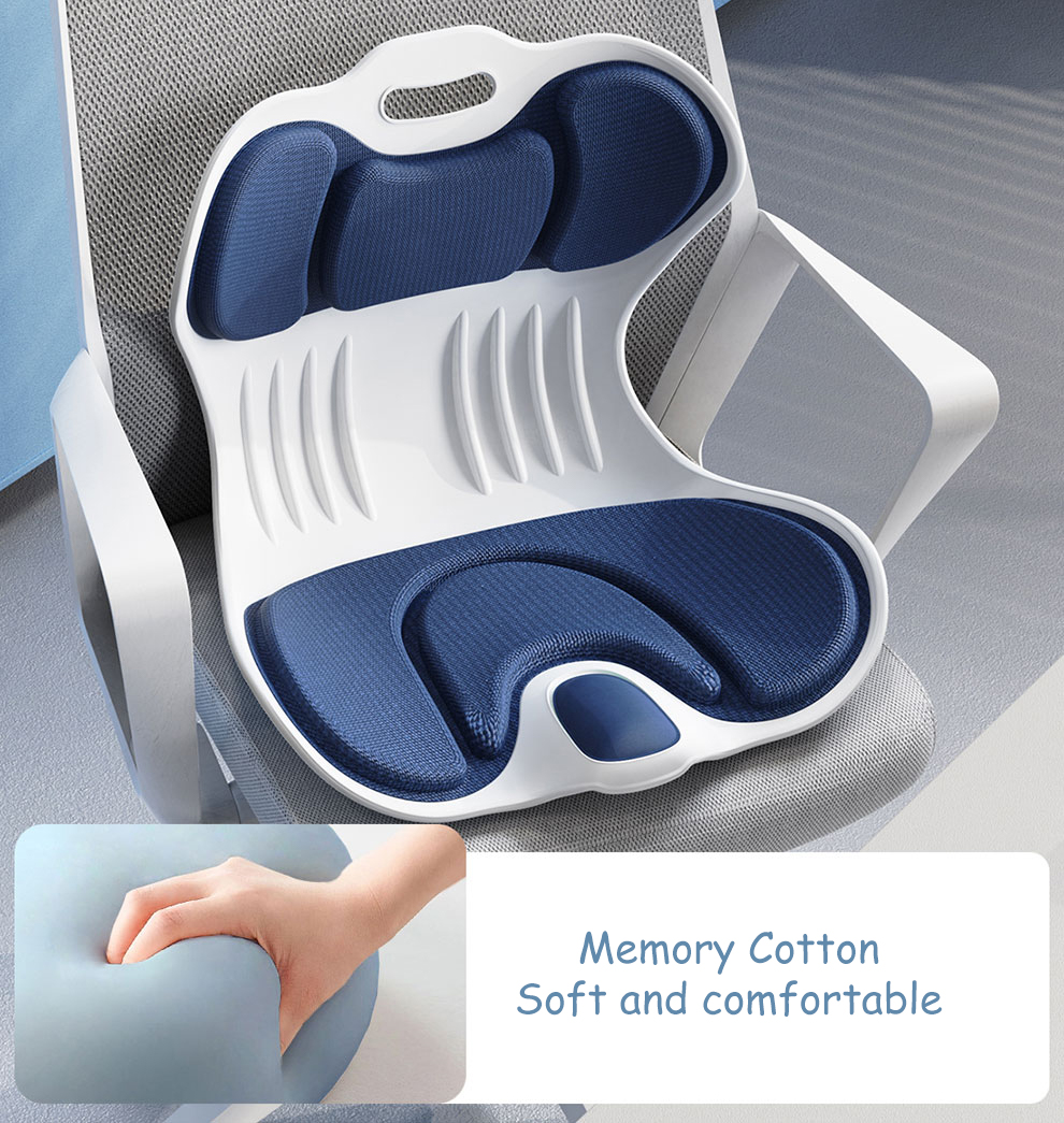 OATSBASF Sitting Posture Corrector Back Lumbar Supporter Adjust Sitting ...